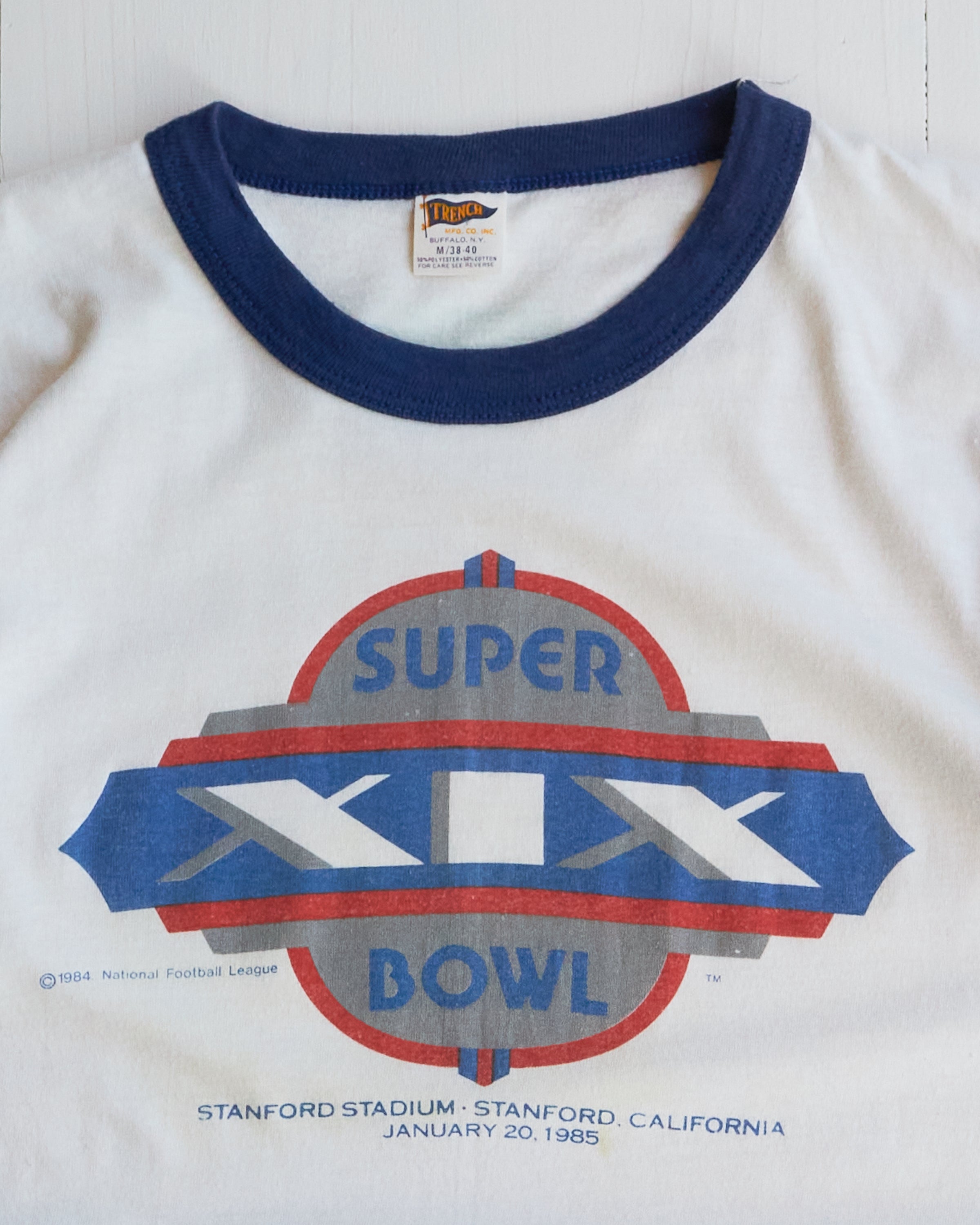 1985 Super Bowl XlX 49ers VS Dolphins Ringer T-Shirt – Twise Studio